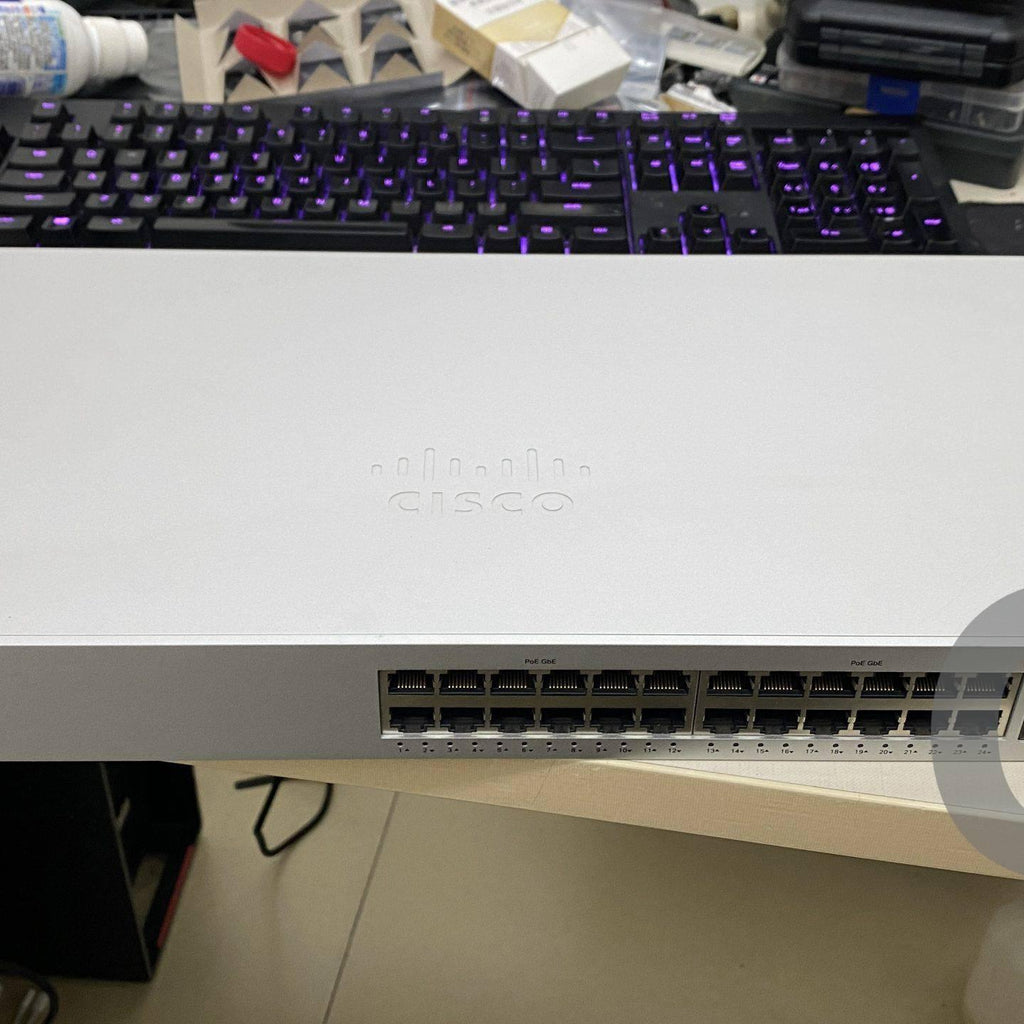 (特價4台) CISCO MERAKI MS225-24P PoE Switch 4 x SFP+ 10Gbe Ports (可代改轉附屬公司 ...