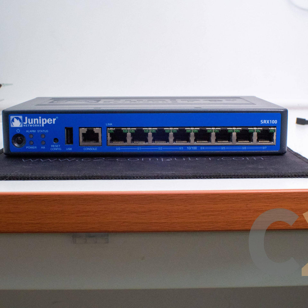 【特價一台二手】 JUNIPER SRX-100H2 Firewall - UTM UTP ATP 90% NEW – C2 Computer